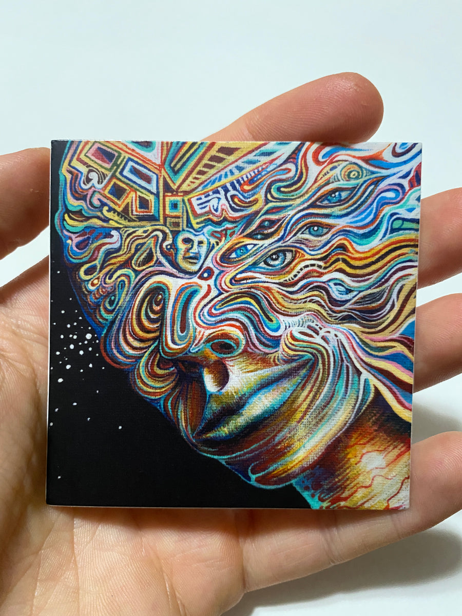 ‘Going Through the Second Attention’ —Vinyl Sticker – Luke Schroeder Art